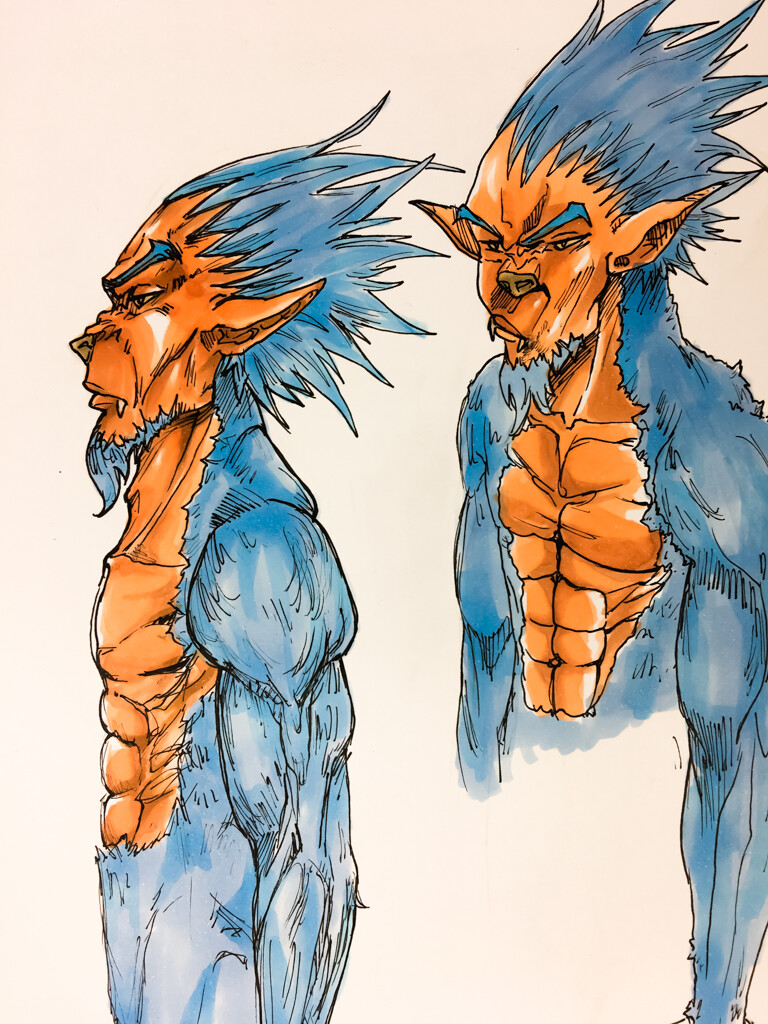 ArtStation - one of many character designs