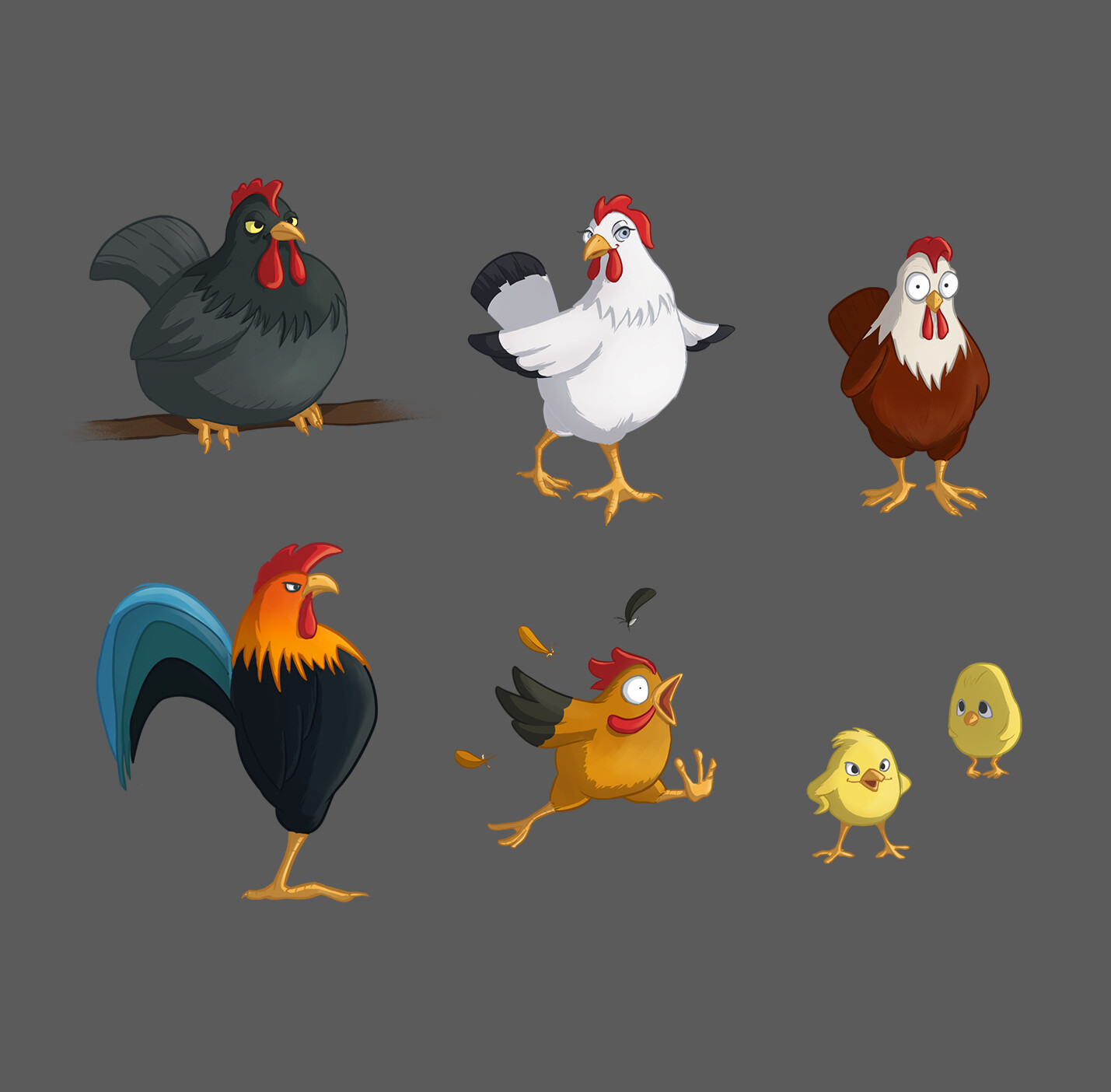 ArtStation - Chickens