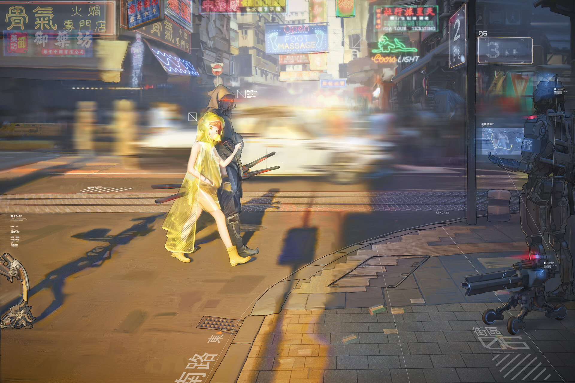 ArtStation - Cyberpunk street