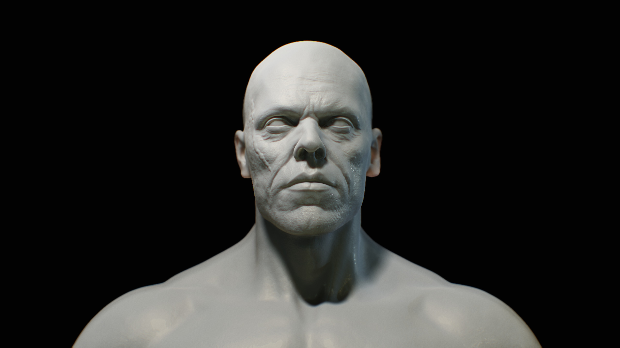 Bugra Erke - Head Sculpt for a W.I.P Chracter v5