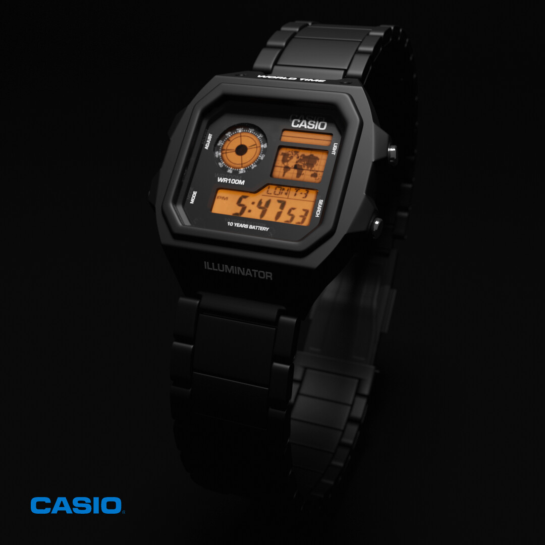 ArtStation - Casio World Time