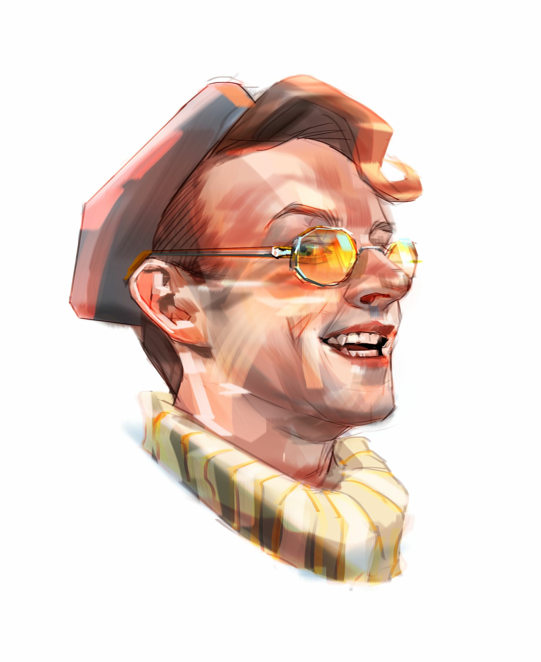 ArtStation - sketch Michael Sheen -Young Things
