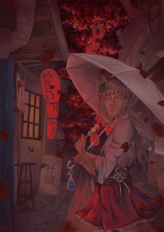 ArtStation - Midnight stroll