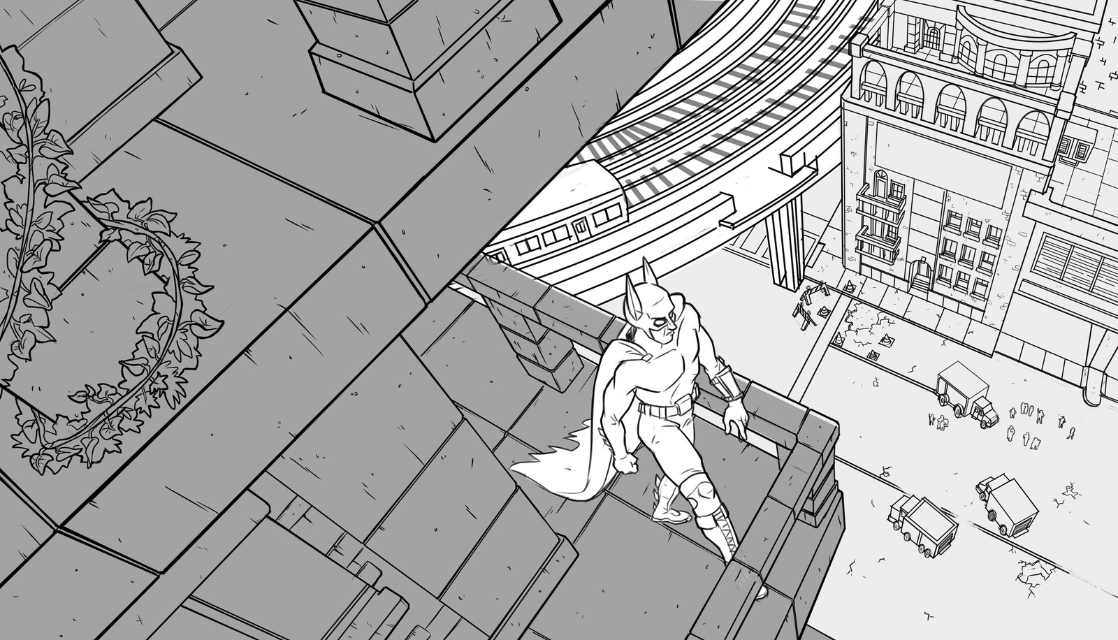 Dominique Paynter - Arkham City Layout WIP