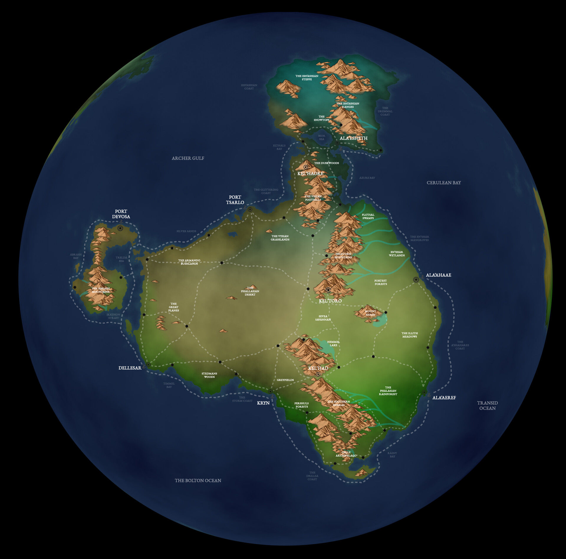 ArtStation - Fantasy Cartography & World Building
