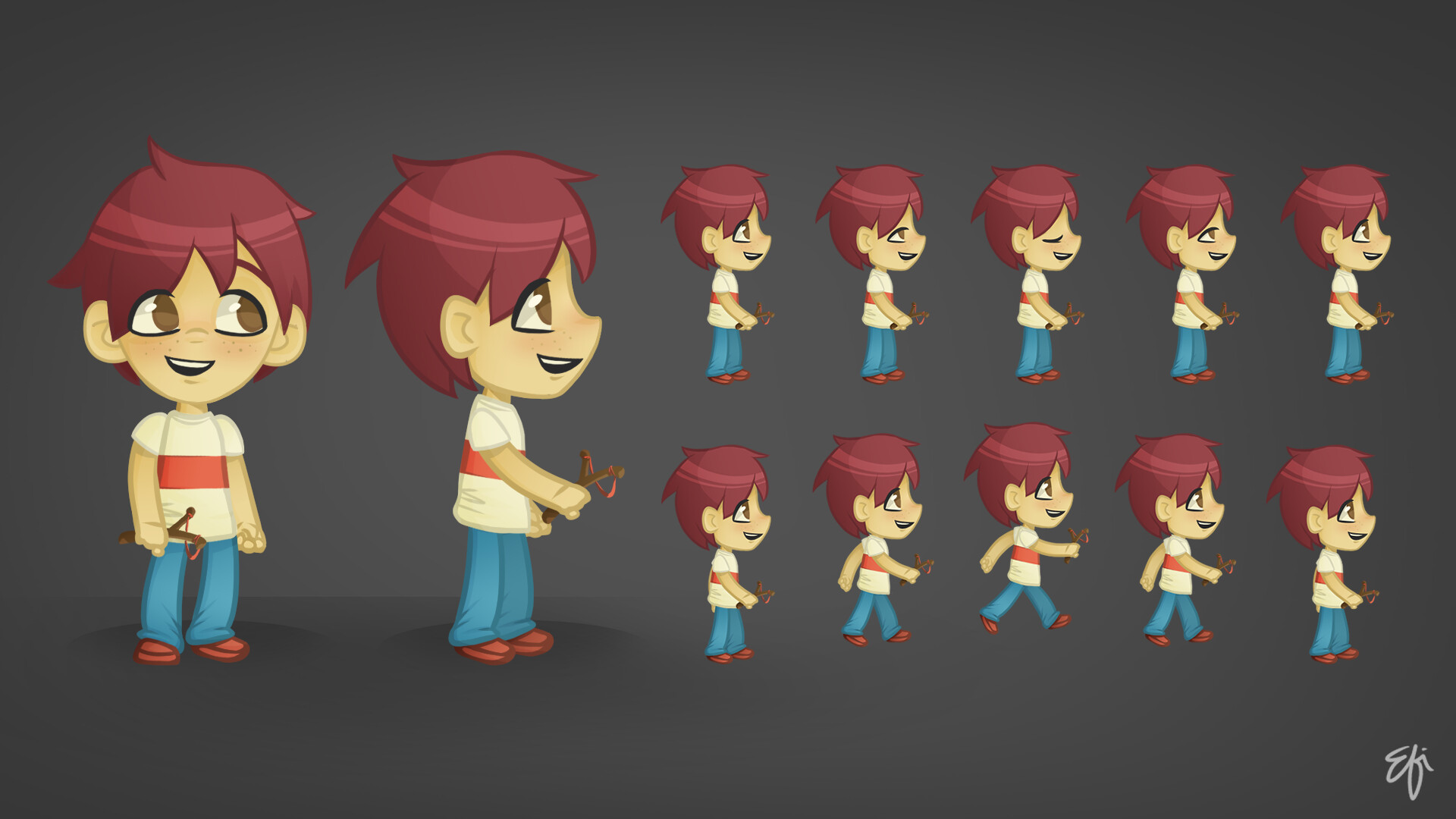 ArtStation - Kiddo - Character, Tilemap and Sprites