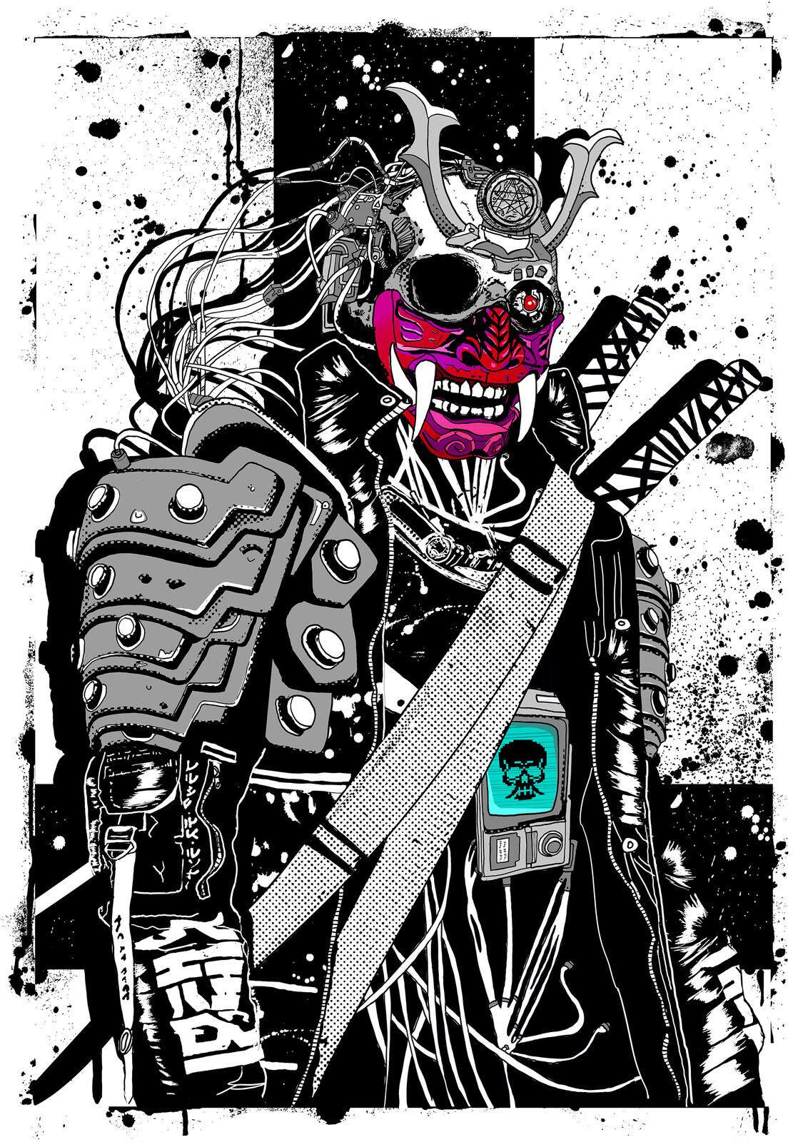 Mashiene 11 - Psychedelic Samurai death-cult hunter killer