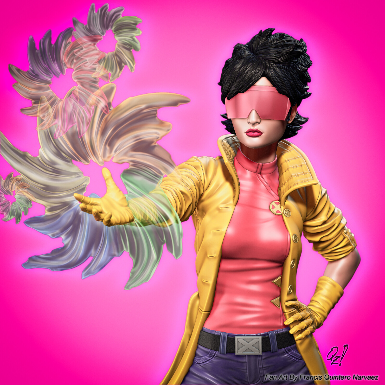 Francis Quintero - Jubilee (X-men) Fan Art