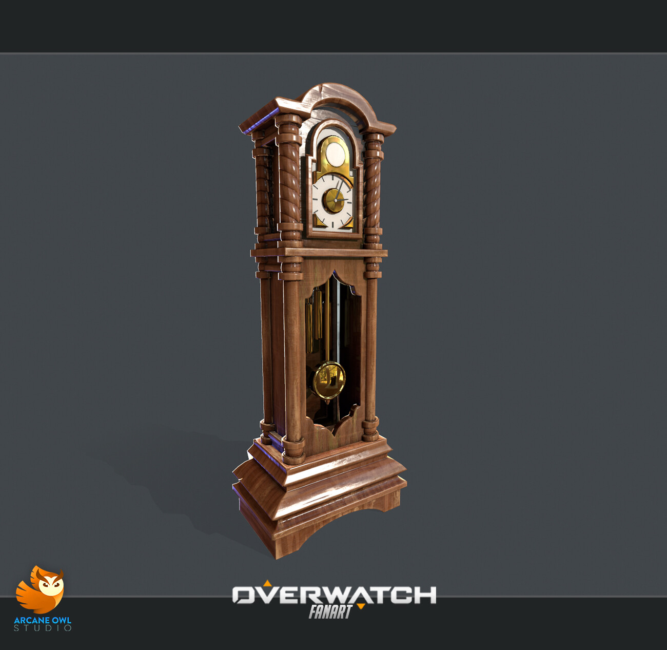 Arcane Owl Studio - Overwatch FanArt - Cigar Lounge Room