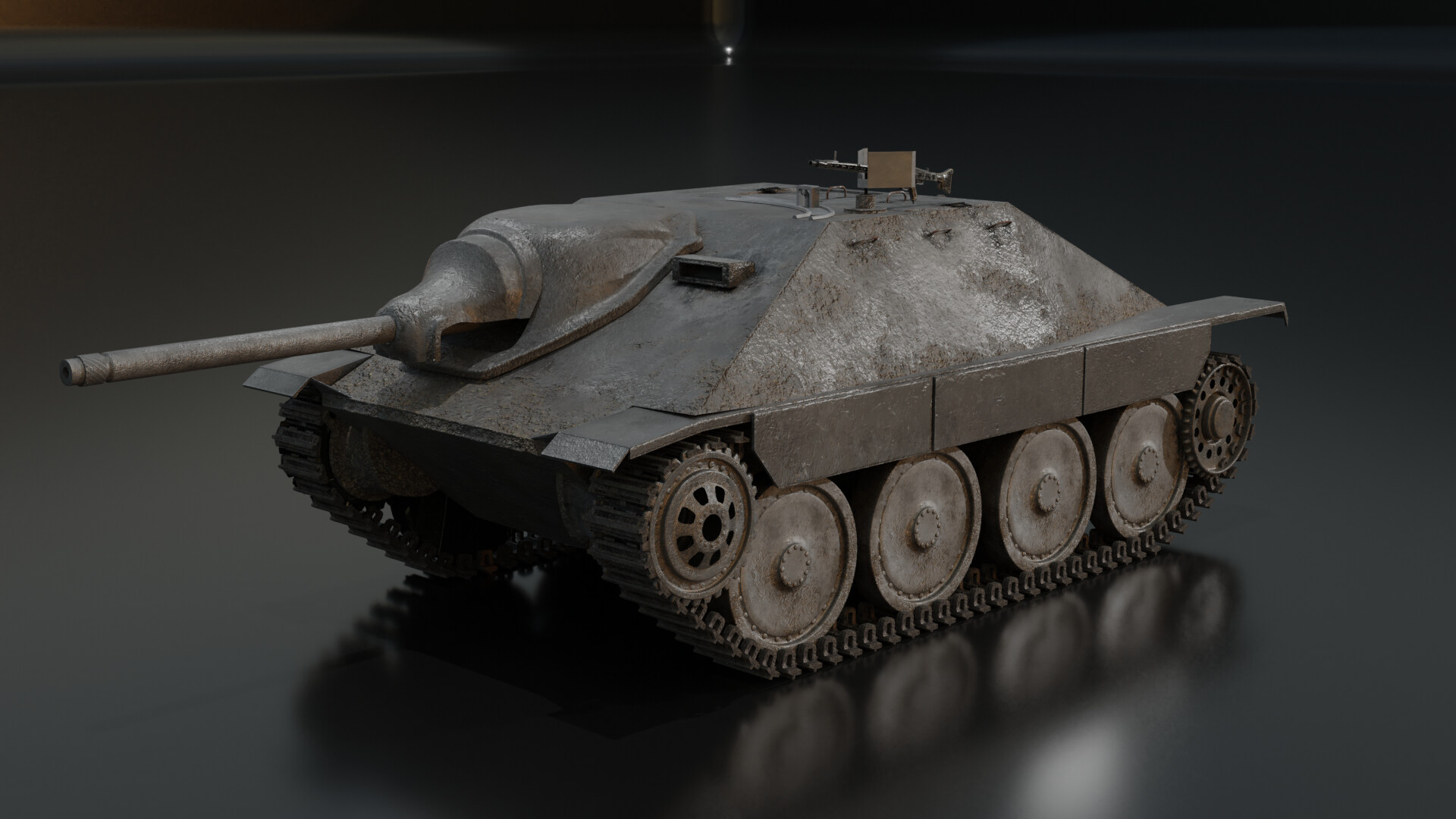 ArtStation - German tank Hetzer 38(t)