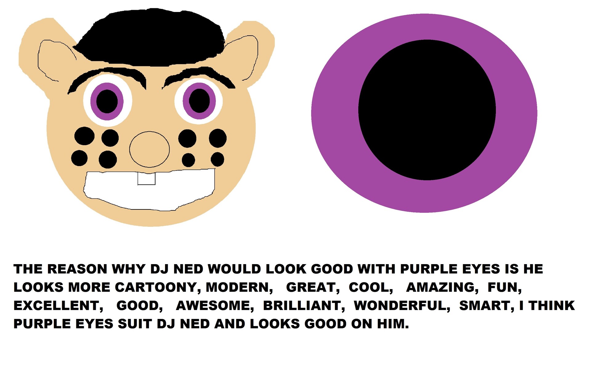 ArtStation - Why DJ Naughty Ned Would Look Great With Purple Eyes