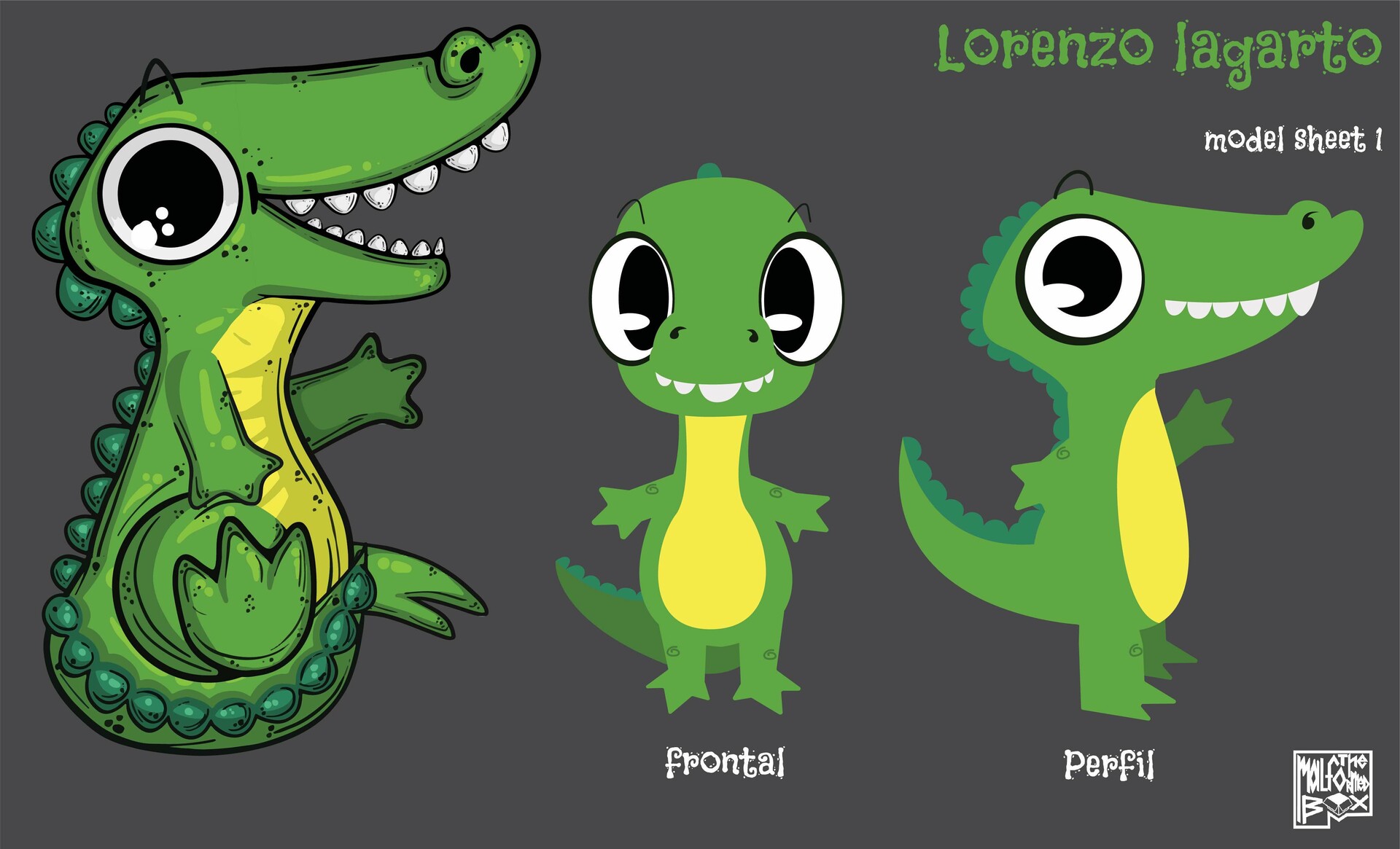 ArtStation - Lorenzo Lagarto Model Sheet 1