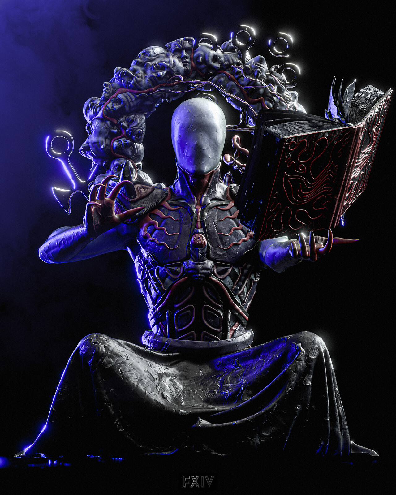 FXIV - Demon #71 - Dantalion - 72 Demons of Solomon