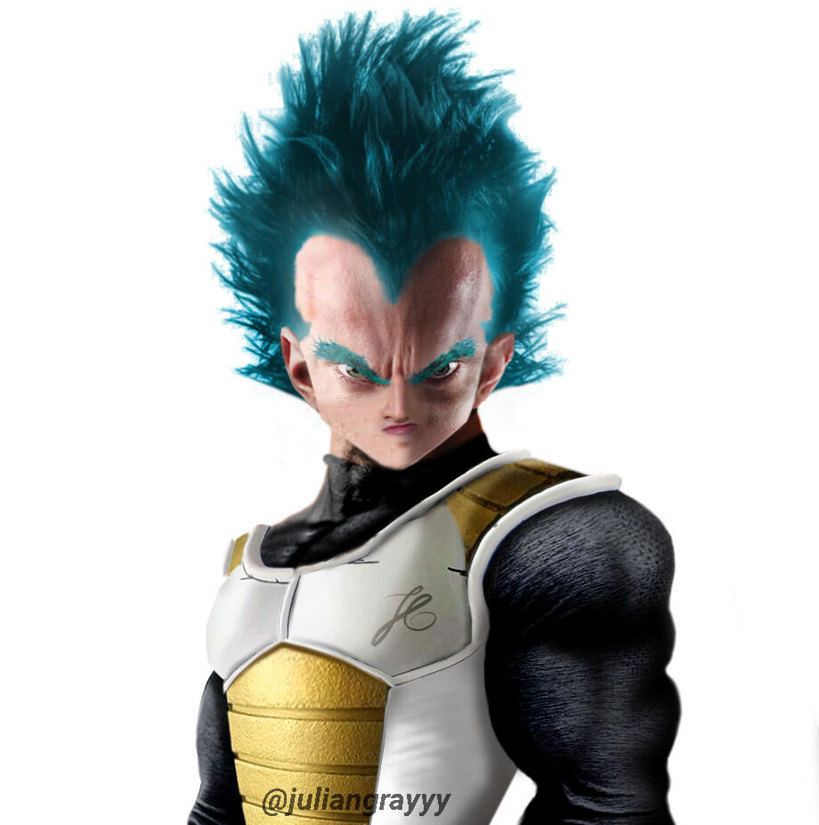 ArtStation - Vegeta Real life God (untooned)
