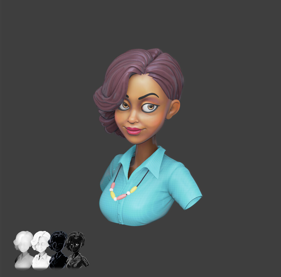 ArtStation - Cartoon avatar exercise