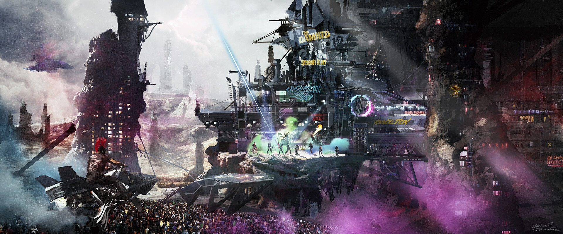 yoshiki shimahara - Cyberpunk outdoor live