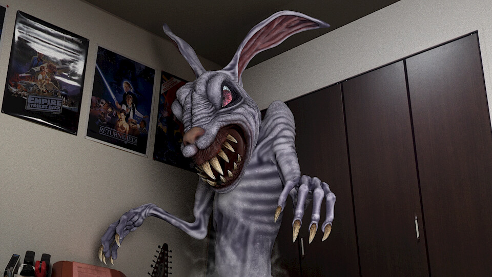 Niwa Manabu Rabbit Monster From Twilight Zone