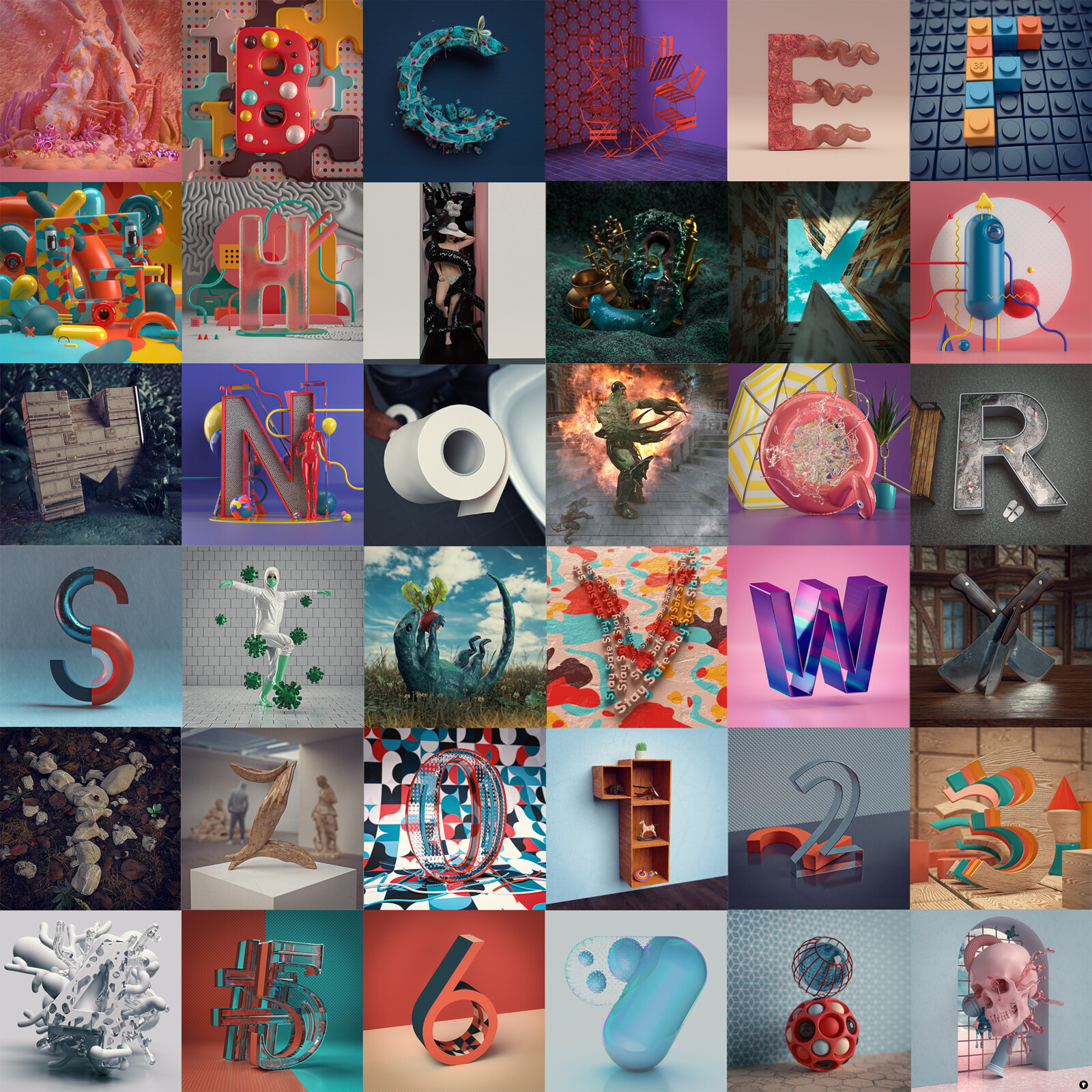 Anna Natter - 36 Days of Type 2020