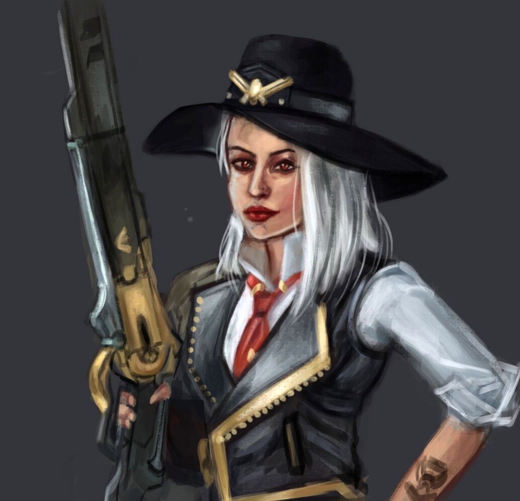 ArtStation - Ashe from Overwatch