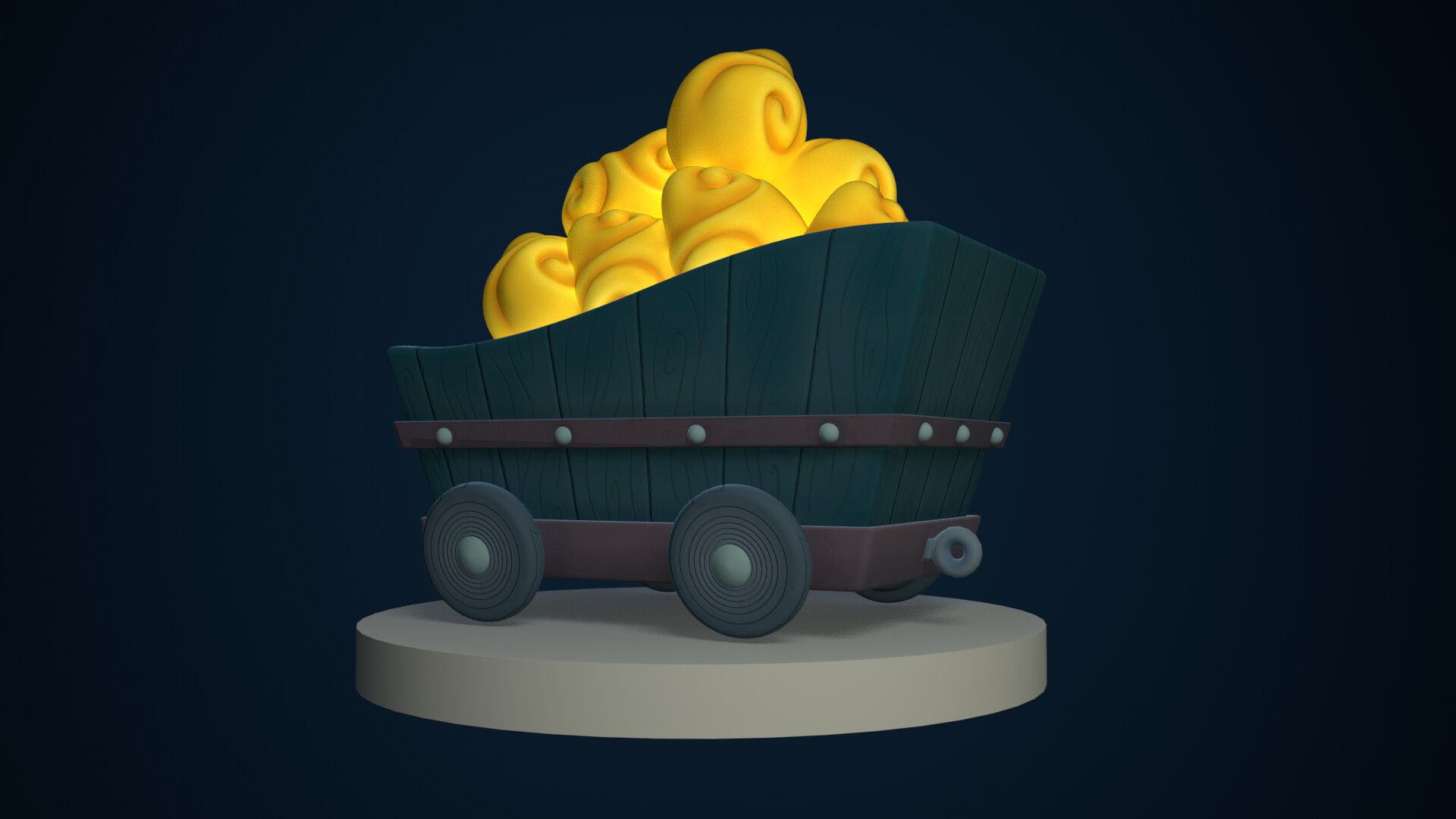 ArtStation - Mine Cart