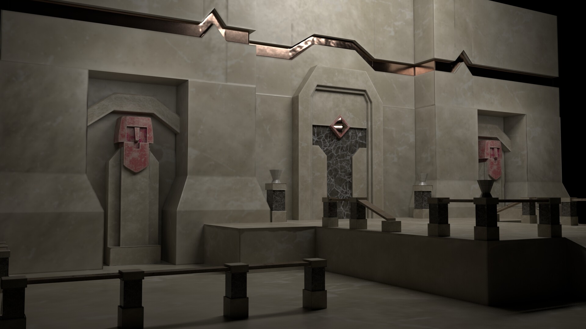 ArtStation - Concept Scene made in Maya.