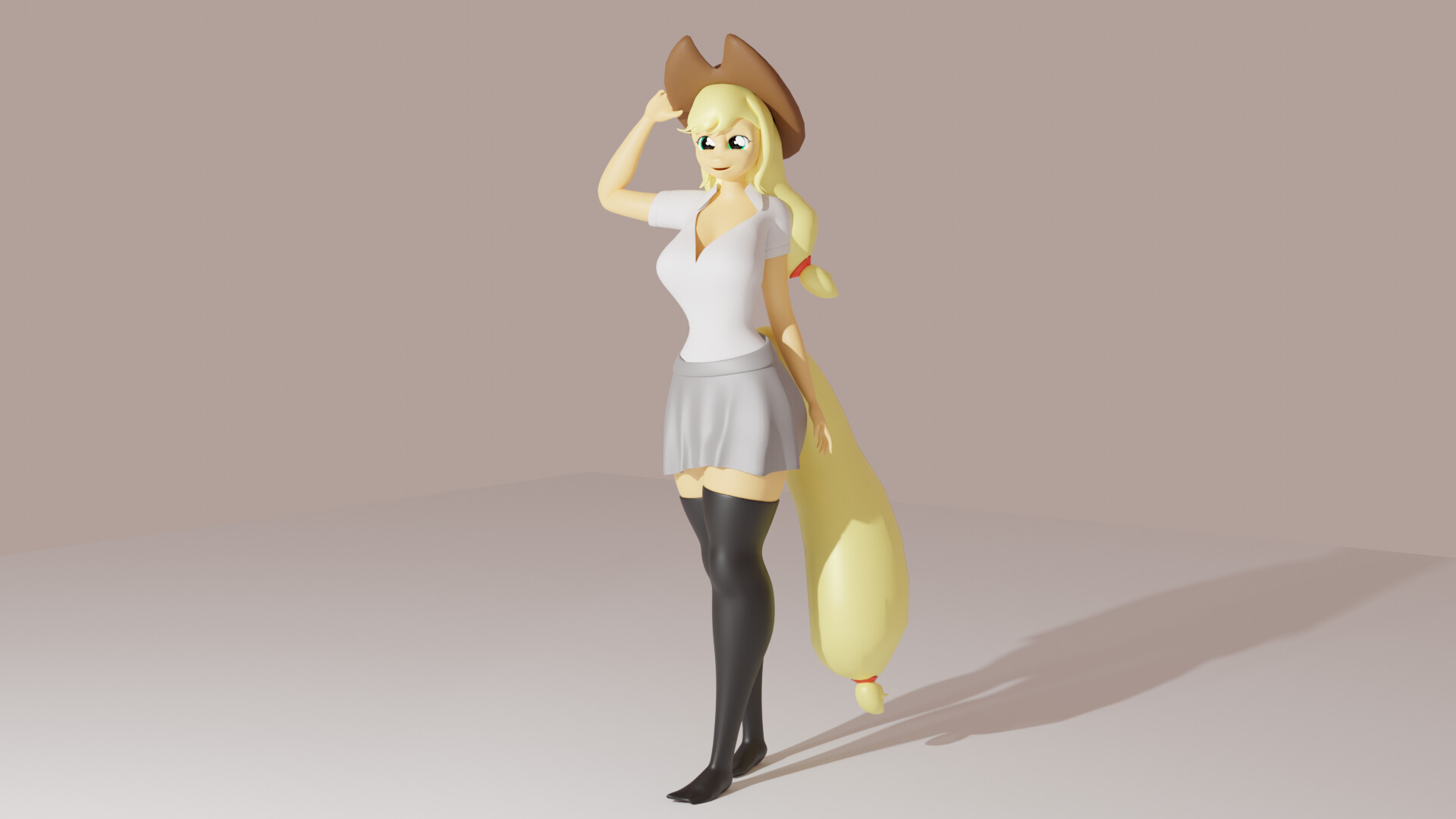 ArtStation - MLP Applejack fan-art