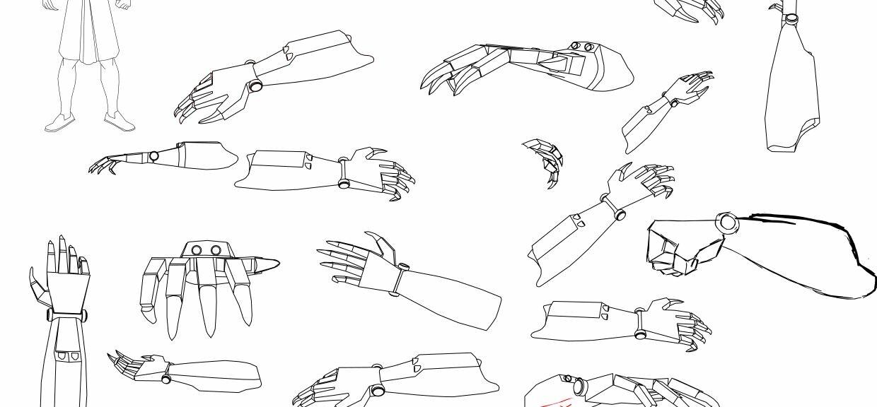 ArtStation - Bionic Arm design for Russel, Attack of the Killer Mutant ...