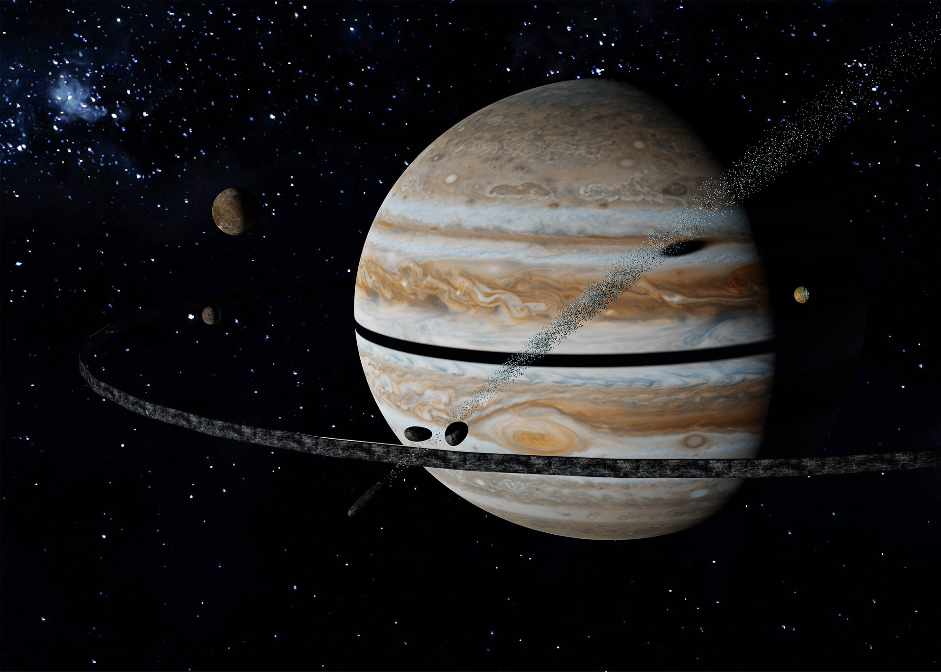 Pictures Of Jupiters Rings