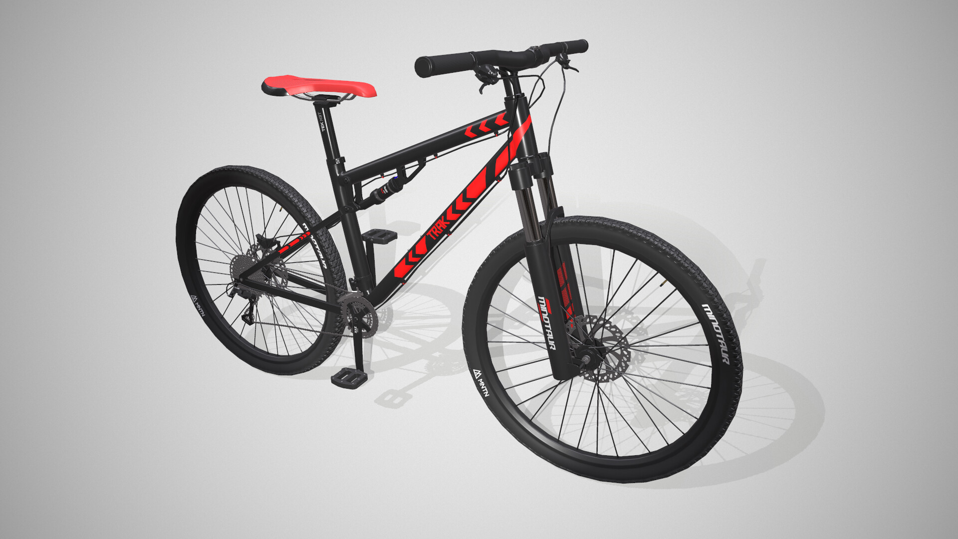 ArtStation - Full Suspension Mountain Bike