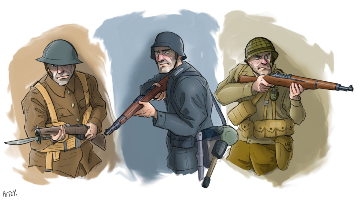 ArtStation - Tommy, Jerry, & Yankee (WW2)