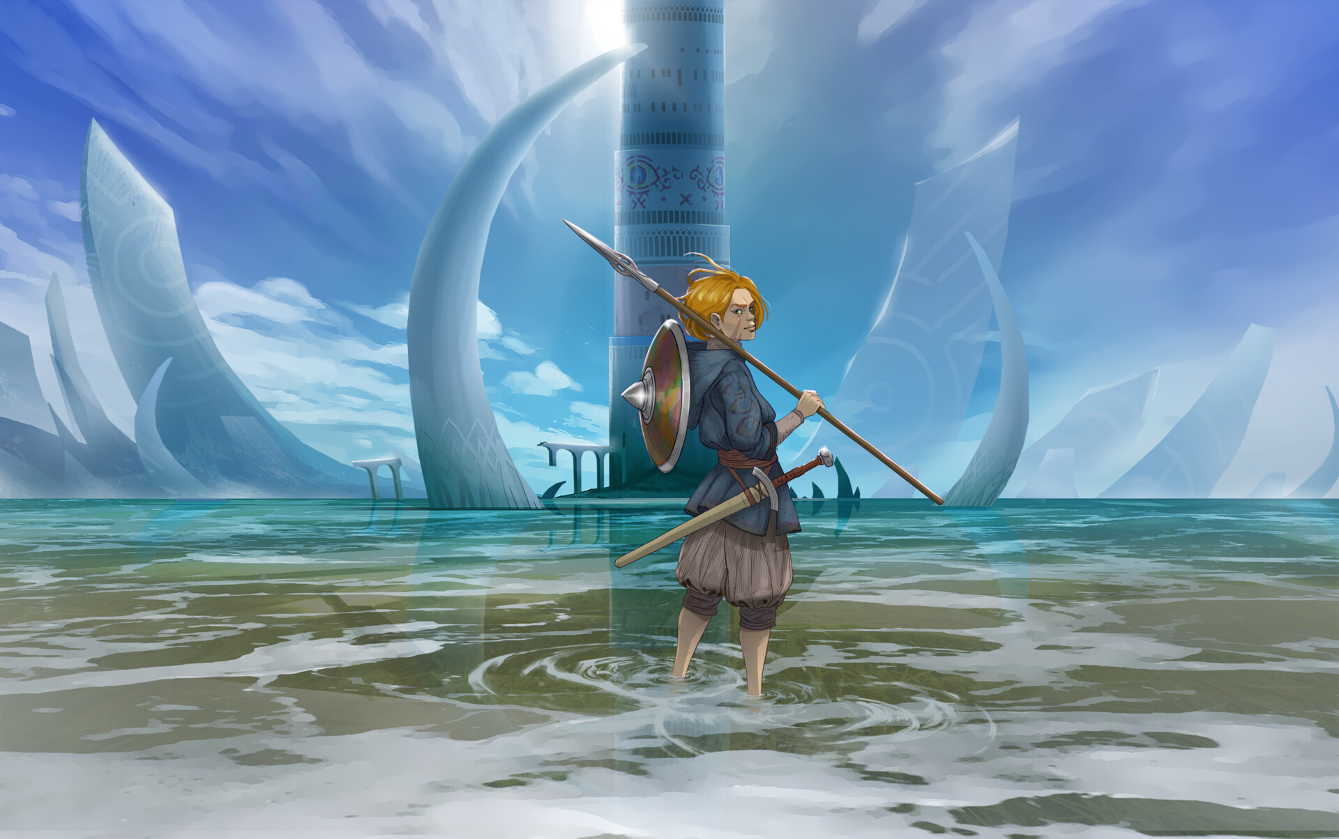 ArtStation - SEA DUNGEON HERO