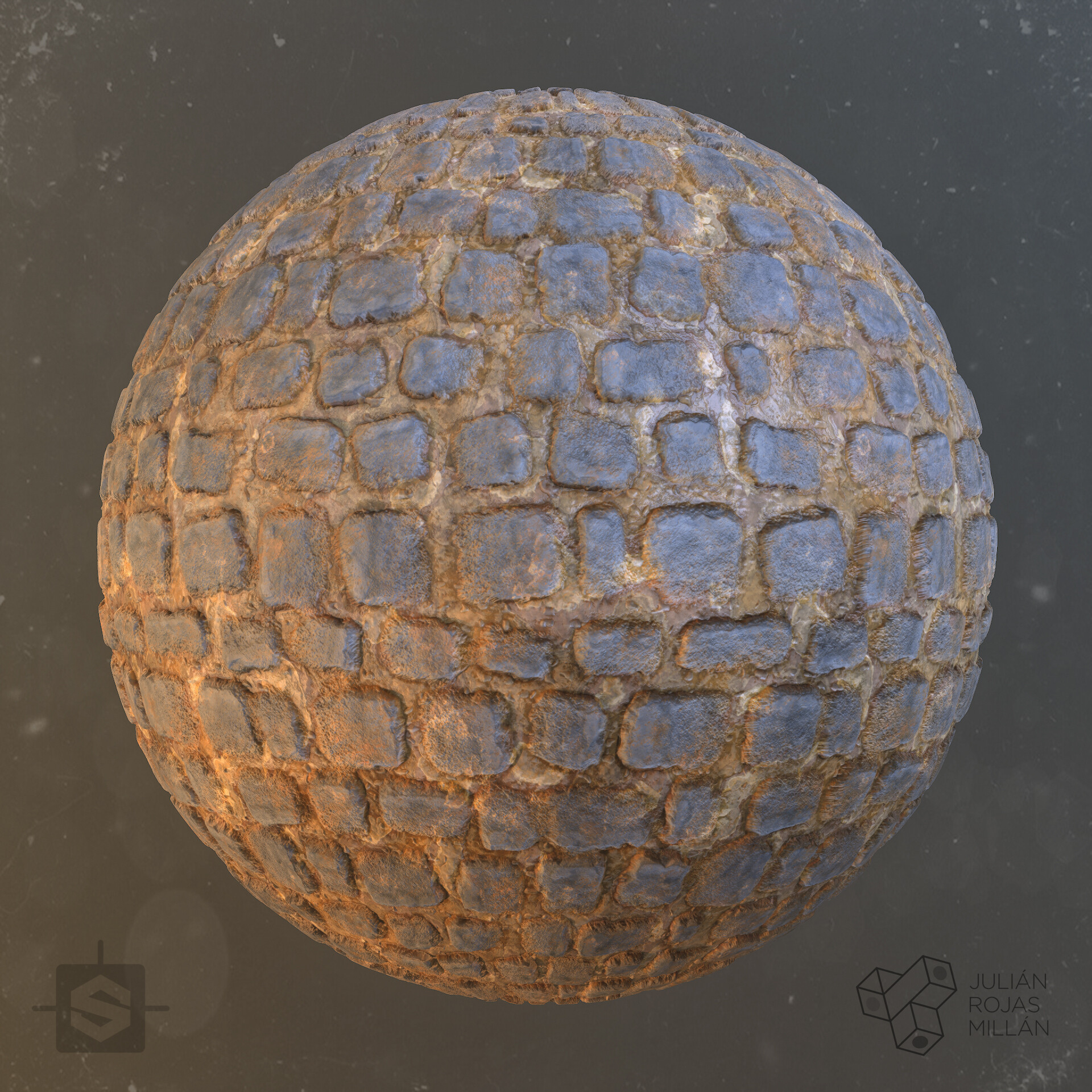 ArtStation - Substance Designer Muddy Cobblestone