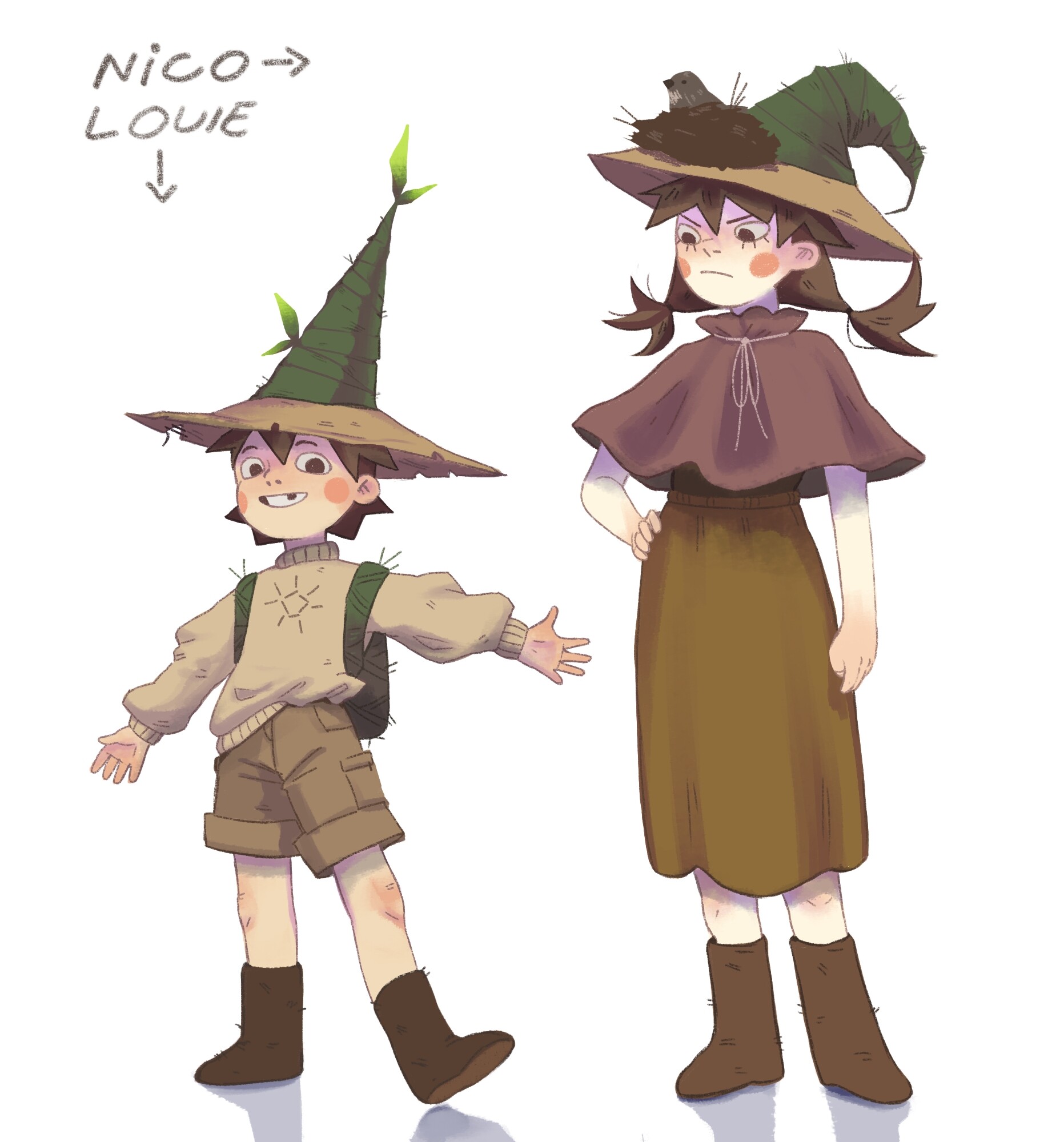 ArtStation - Main characters for book