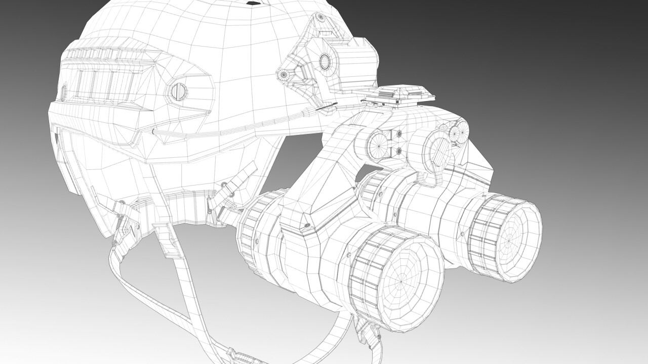 how to draw night vision goggles