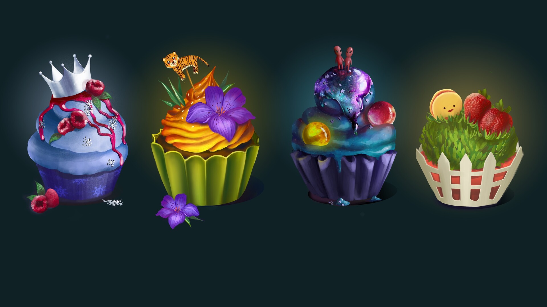 ArtStation - Cupcakes