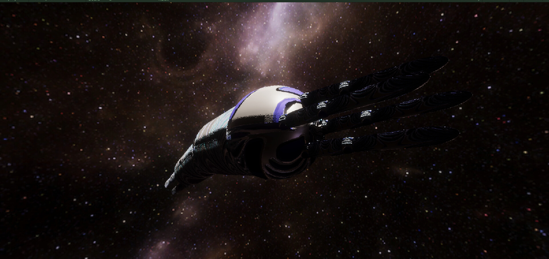 ArtStation - Space predator. The thing eating planets...