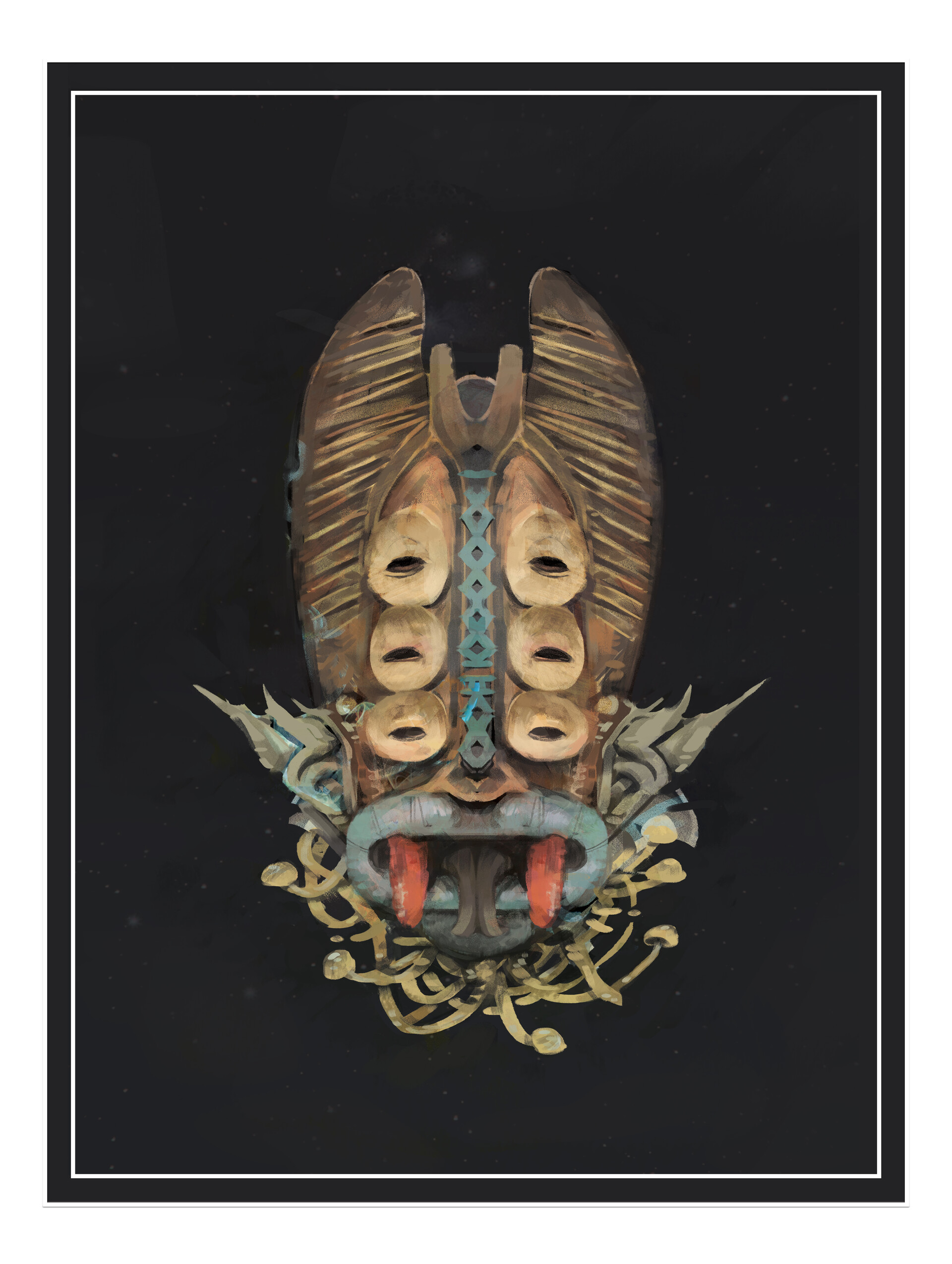 ArtStation - The masks we wear and share.