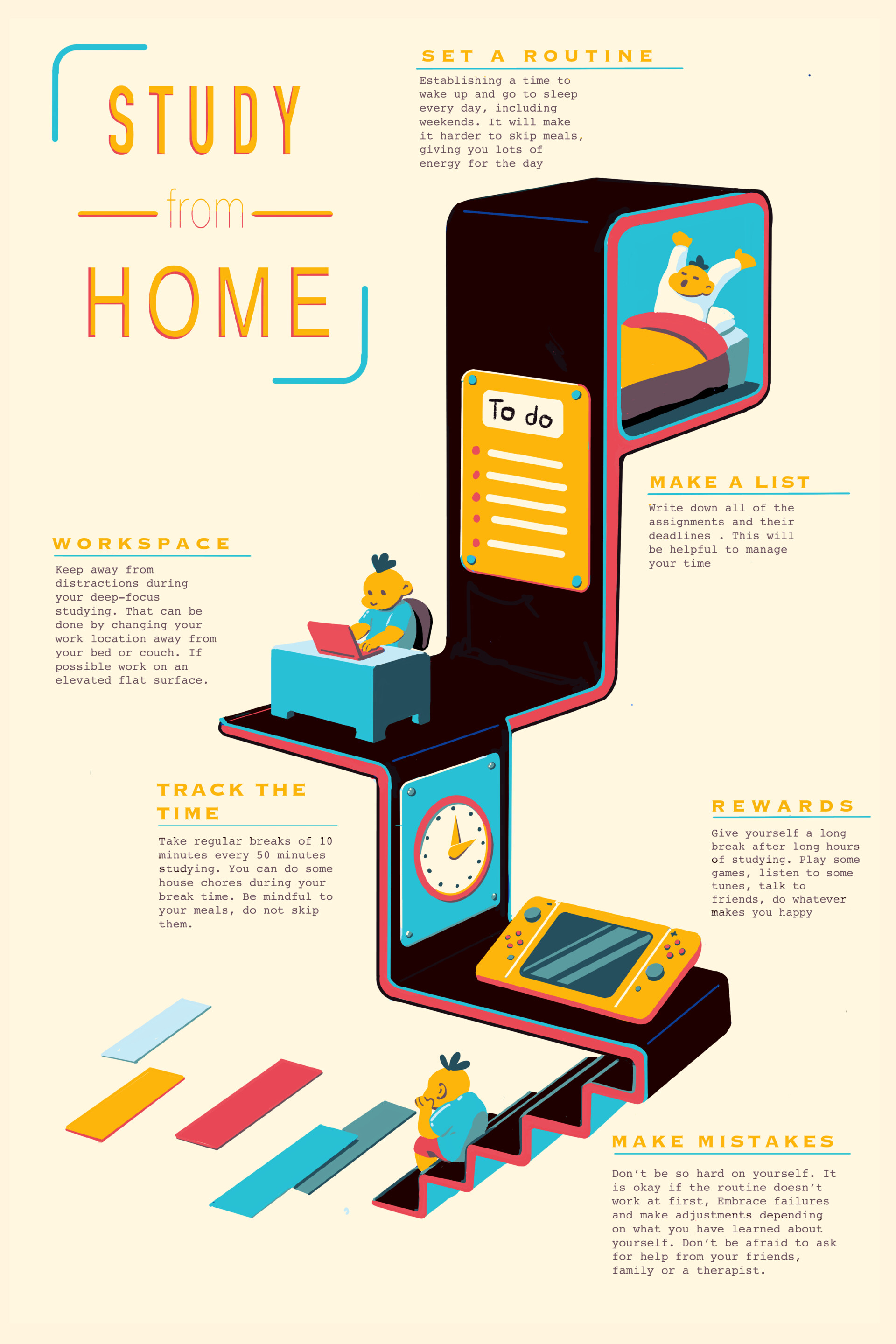 ArtStation - Study from Home - infographic