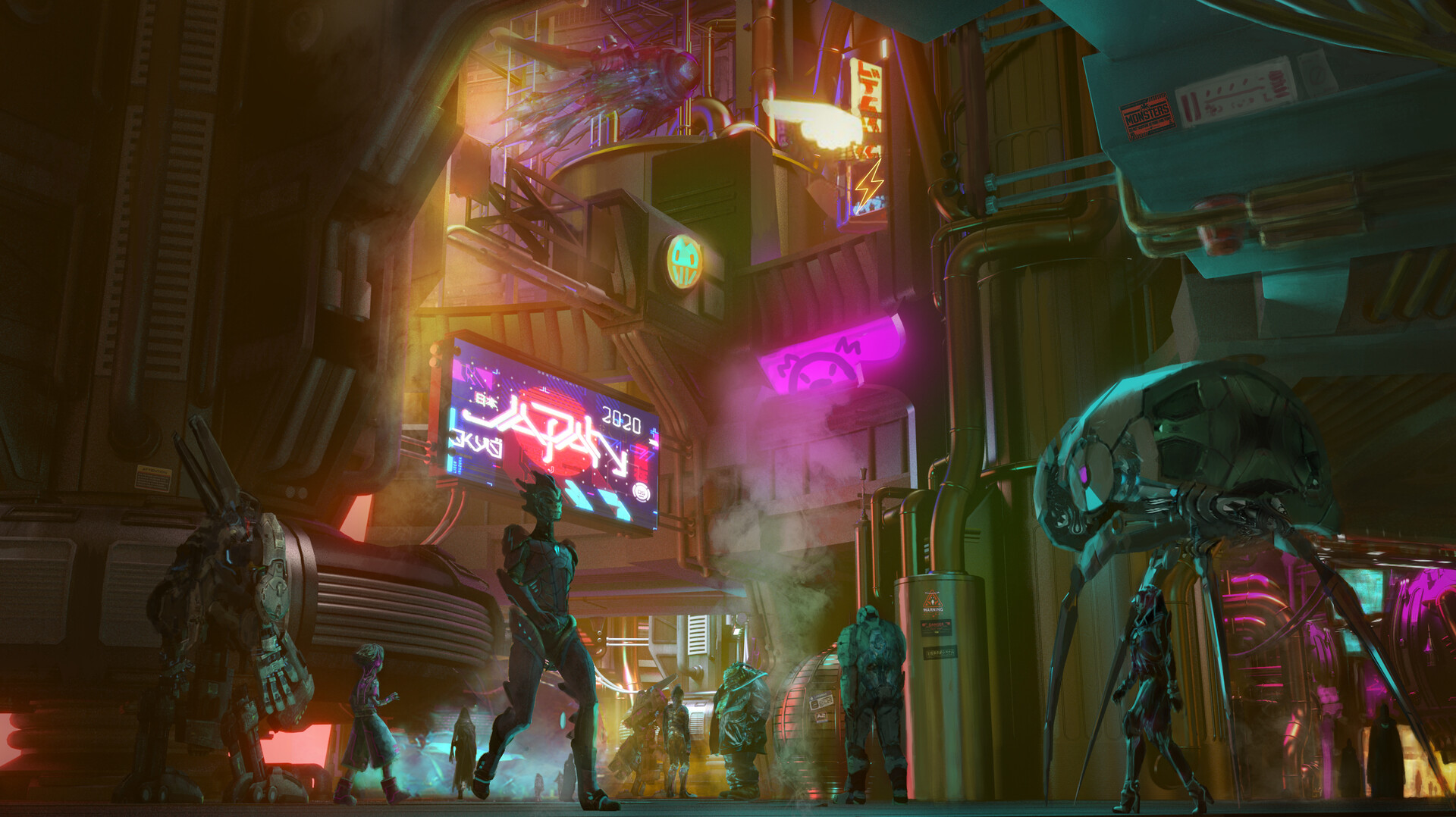 ArtStation - cyber underground