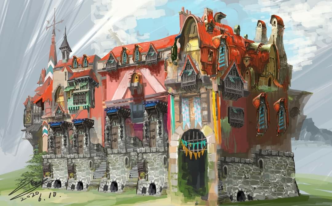 ArtStation - Environment Concept Art Factory Design 20200610