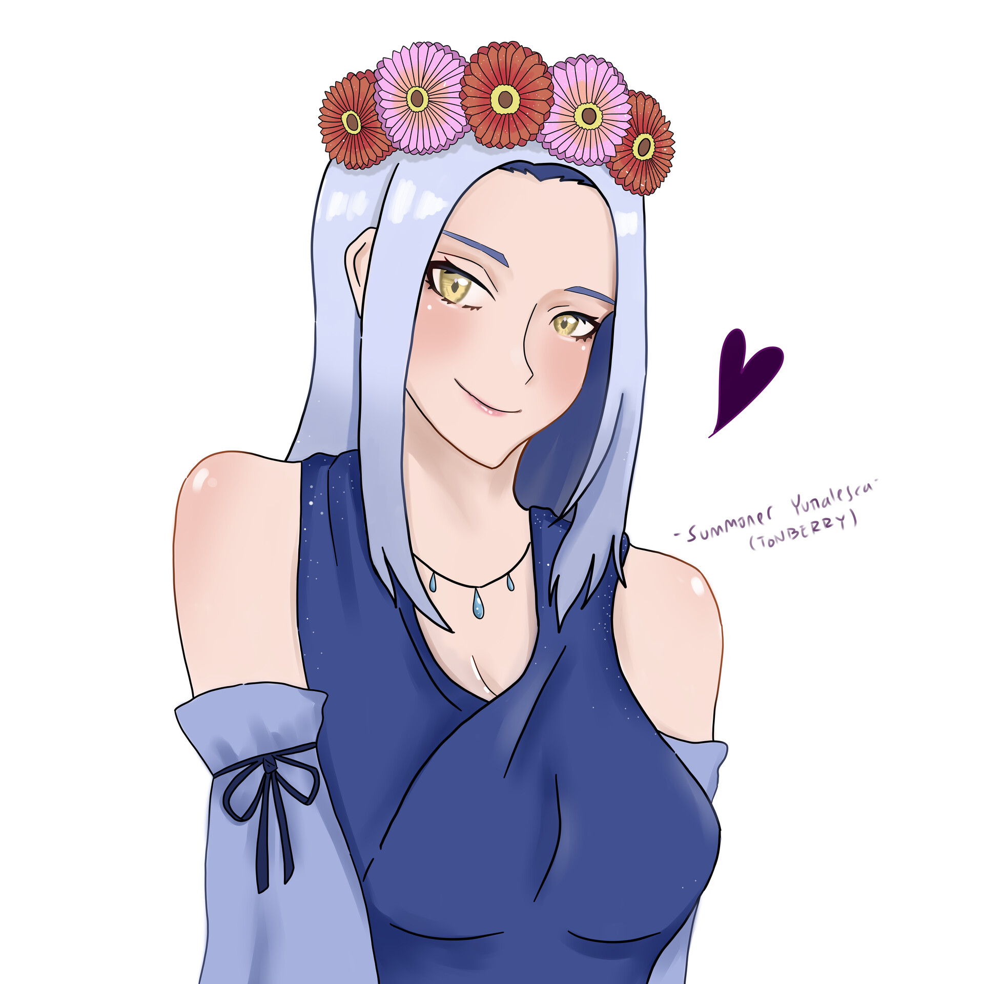 ArtStation - FFXIV : Summoner Yunalesca TONBERRY portraits