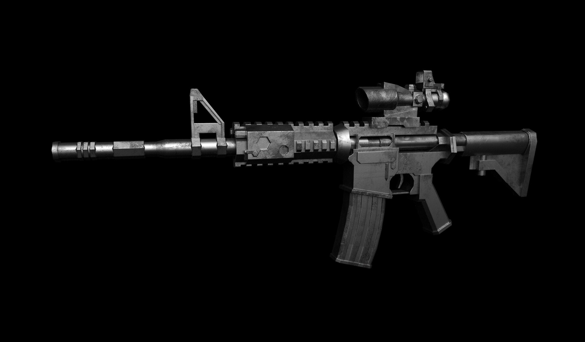 ArtStation - M4A1 Study