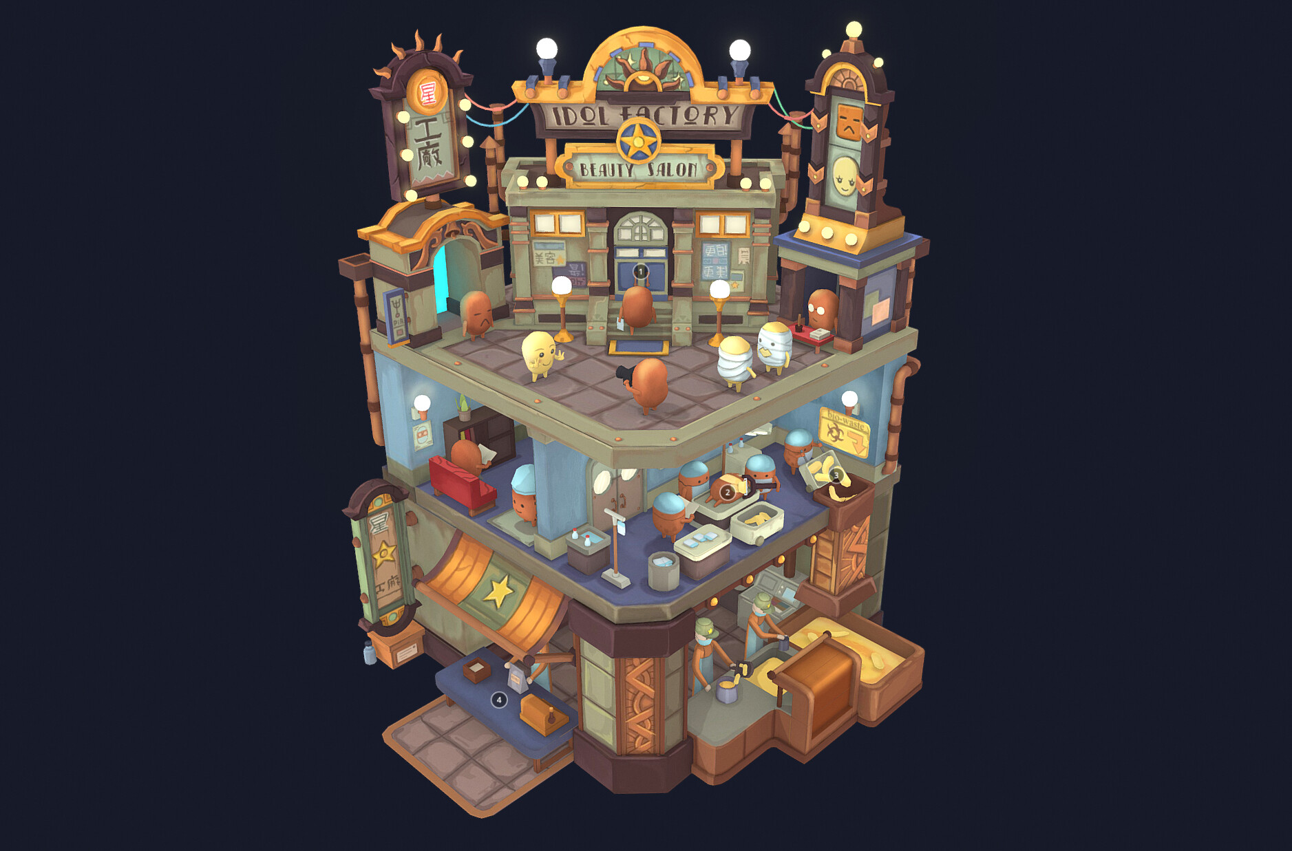 ArtStation - The Idol Factory Potato Chips