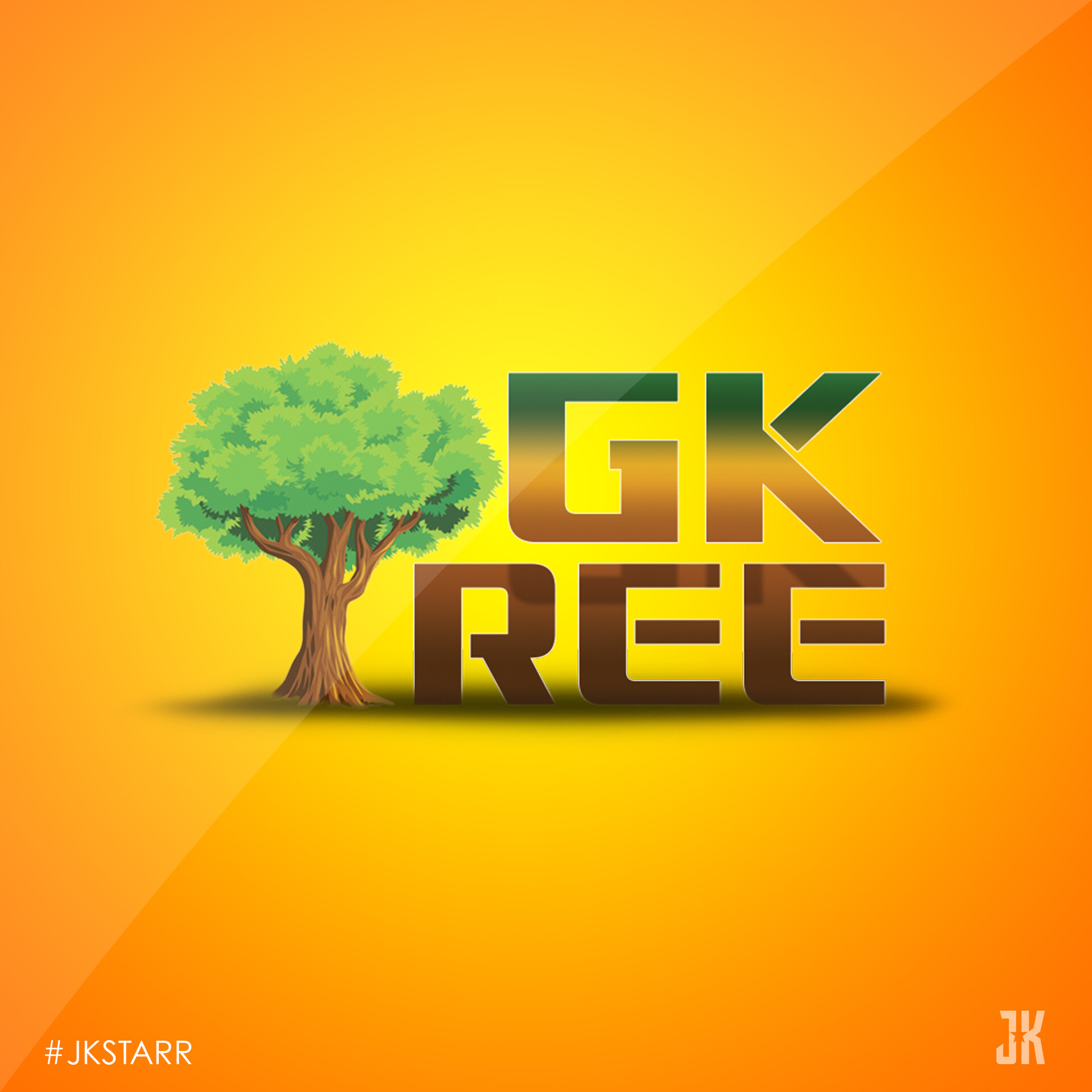 ArtStation - GK Tree Logo Design