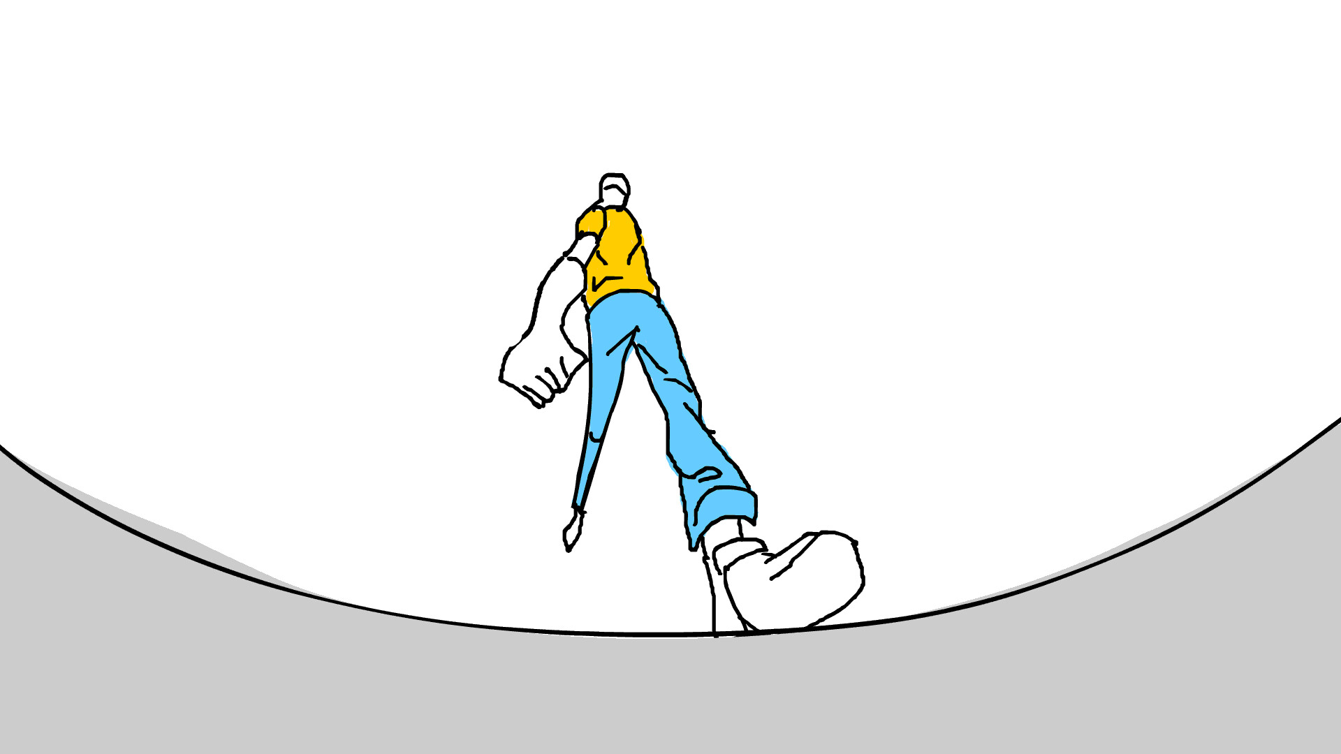 ArtStation - Flipbook walk cycle [Animation]