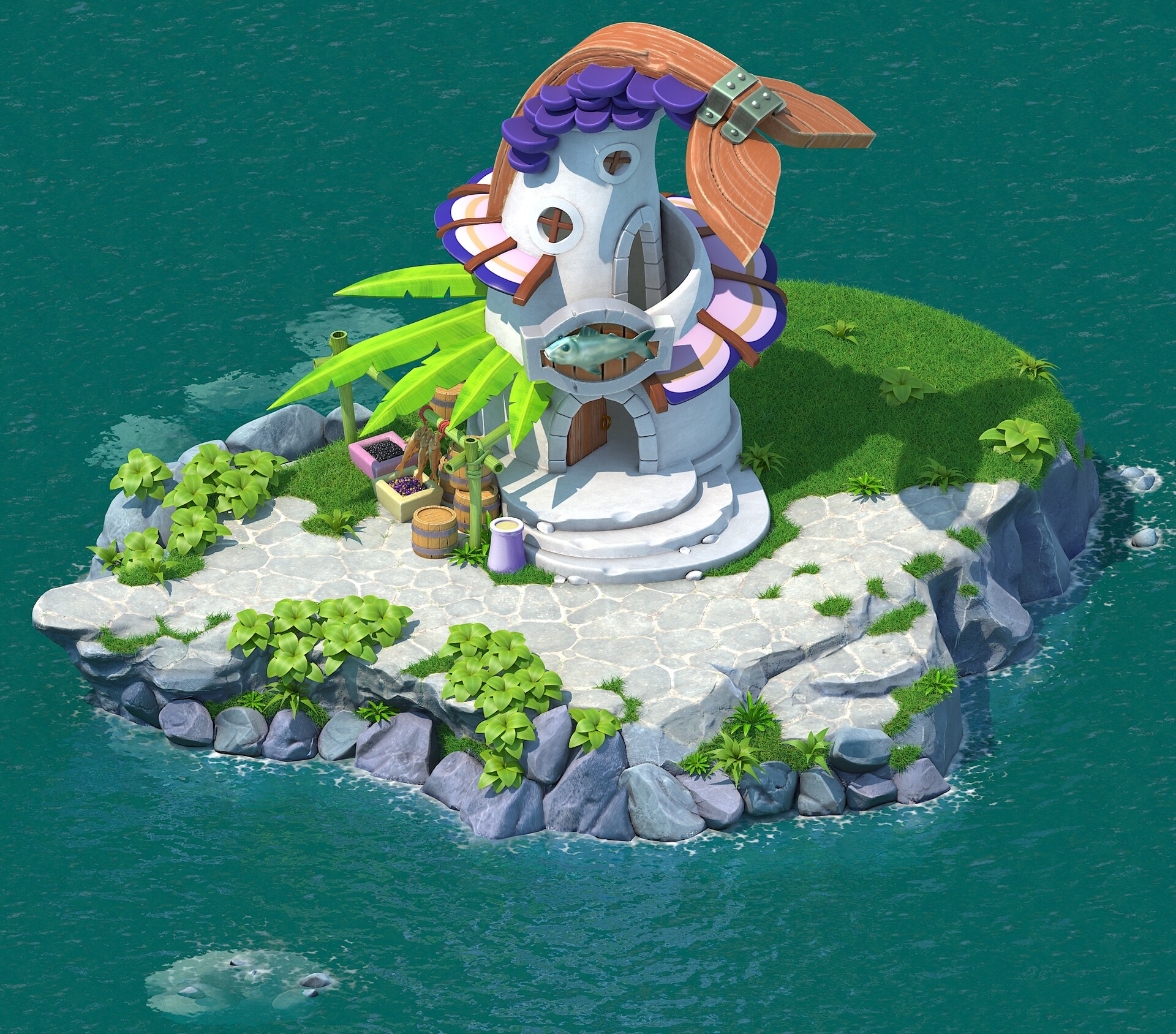 ArtStation - The Island of Fishman