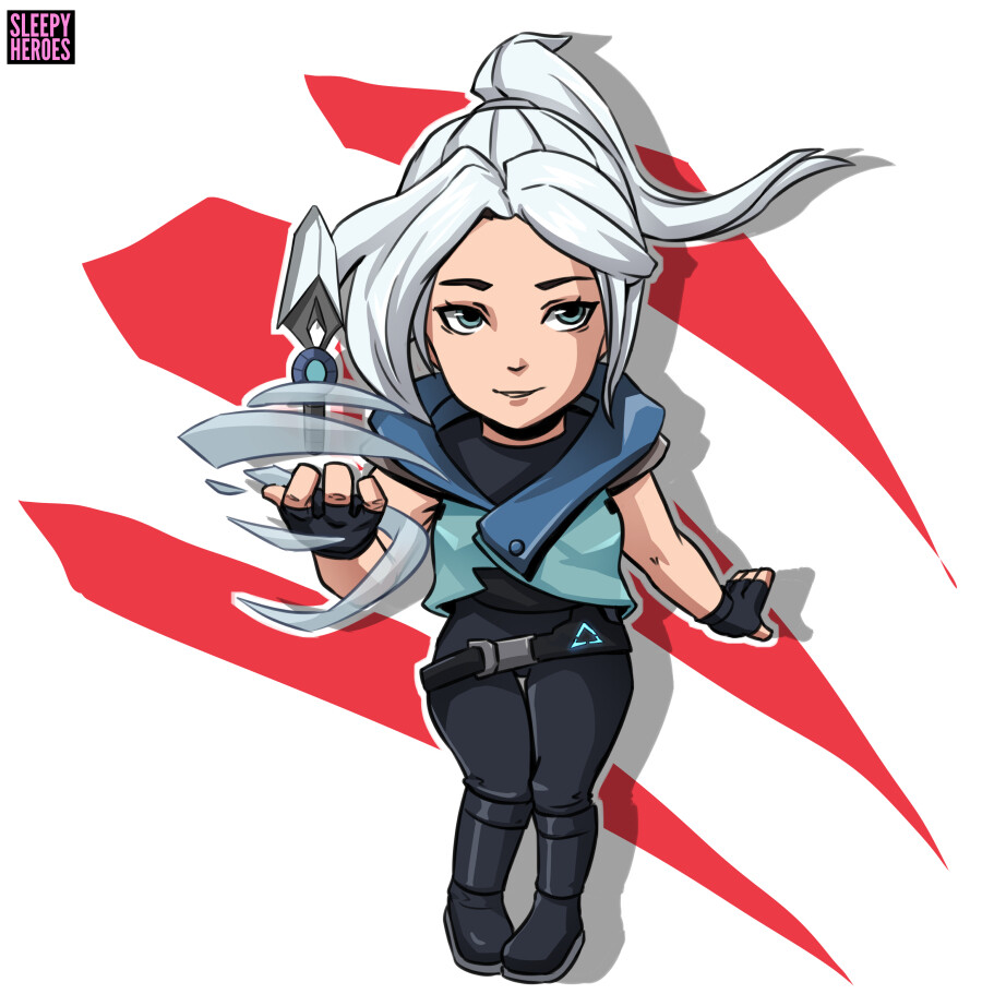 Sleepy Heroes - Jett-Valorant