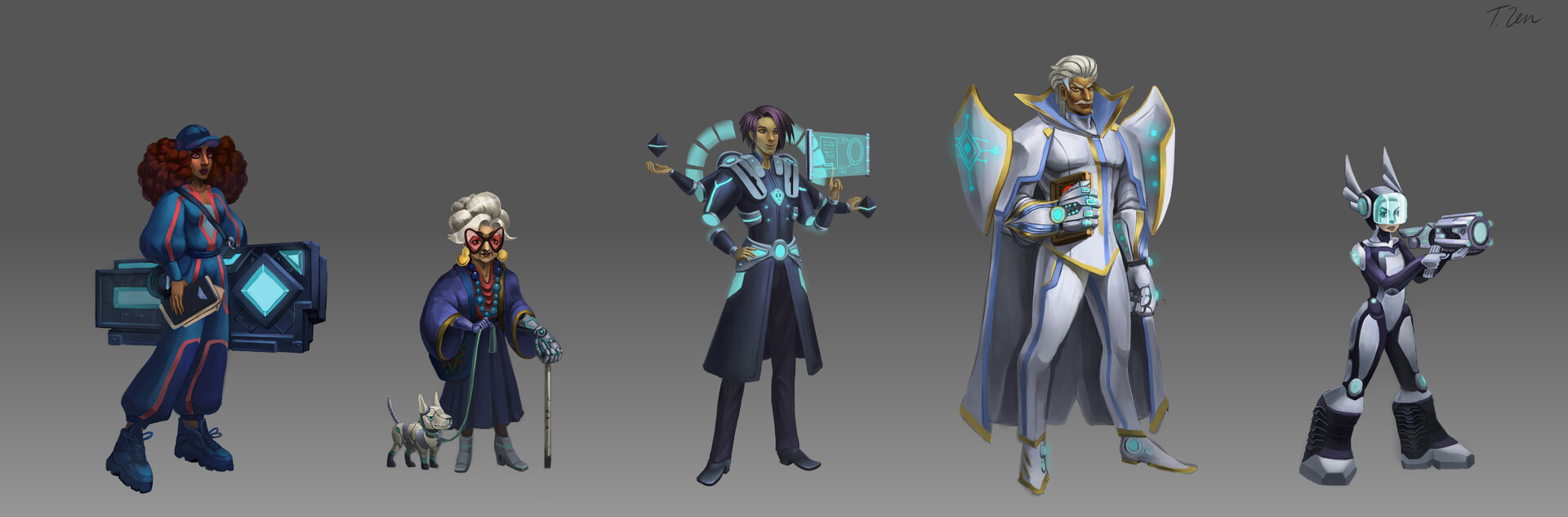 ArtStation - Sci-fi characters