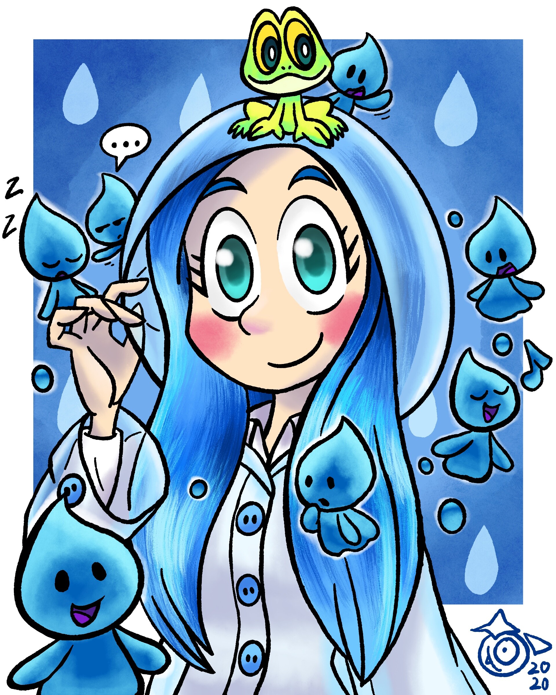 ArtStation - Chihiro Howe DTIYS - Raindrop Fairies