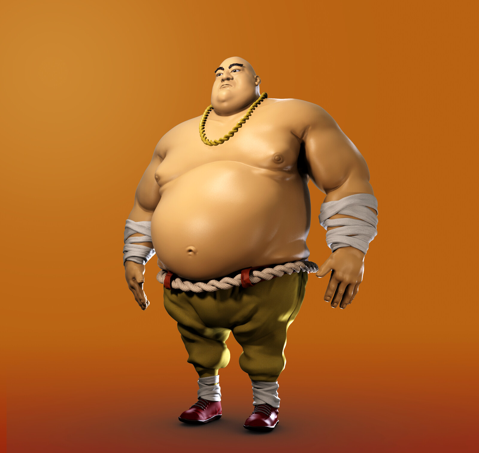 ArtStation - Big Monk (Shaolin)